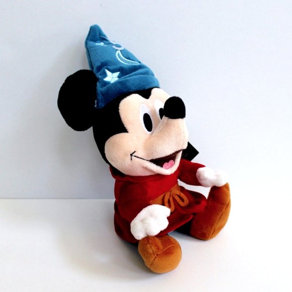 Disney | Toys | Disney Fantasia Sorcerer Mickey Mouse Plush 8 Kidrobot ...